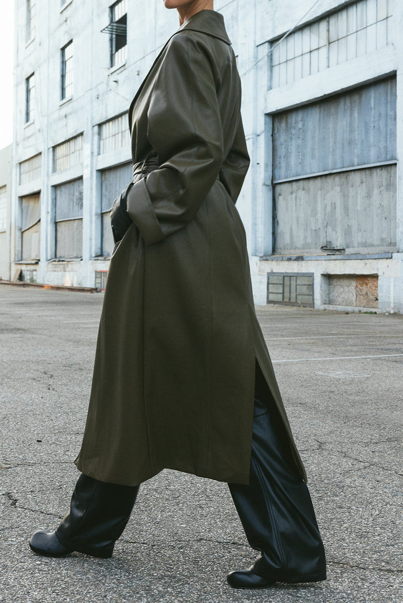 SHAWL COLLAR TRENCH COAT – LOCAL EUROPEAN